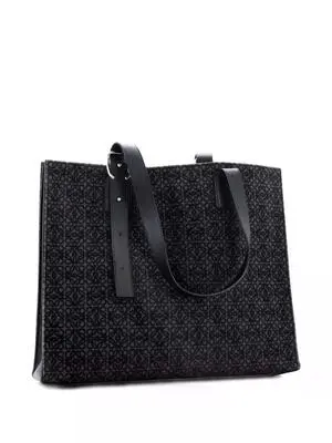 Loewe Buckle Handle Anagram Jacquard Horizontal Tote Bag
