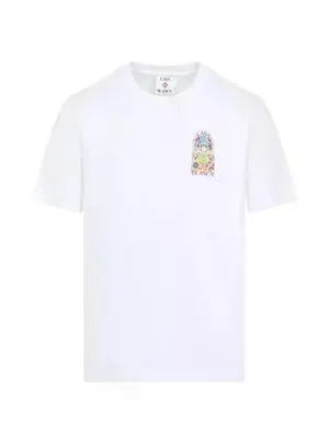 Casablanca Tennis Landscape Print T-shirt