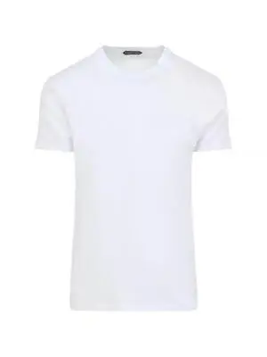 TOM FORD Crew-neck Short-sleeves T-shirt - White