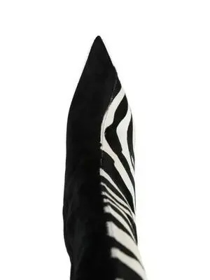 Khaite Zebra-print Over-the-knee Boots
