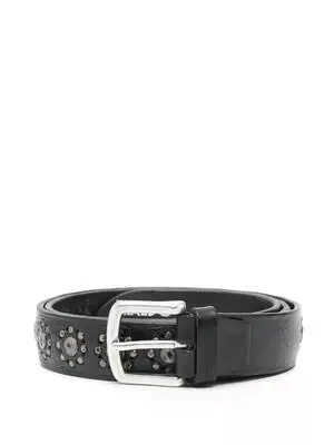 ERALDO Embellished Buckle Belt - Black
