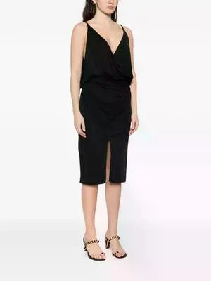 IRO PARIS Helya Split V-neck Midi Dress