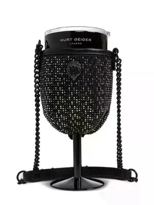 Kurt Geiger Kensington Wine Glass Holder - Black