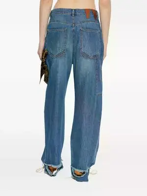 DARKPARK Scarf Detail Belt-loop Jeans