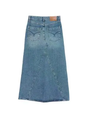 Patrizia Pepe Denim Maxi Skirt