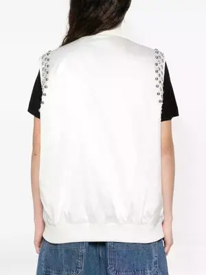 P.a.r.o.s.h Studded Gilet - White
