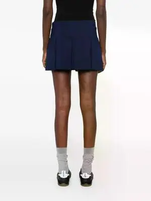 P.a.r.o.s.h Gonna Pleated Mini Skirt - Blue