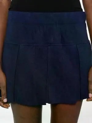 P.a.r.o.s.h Gonna Pleated Mini Skirt - Blue