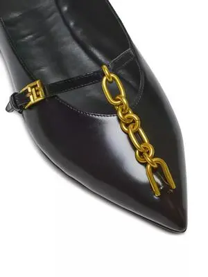 Balmain Sync Ballerinas - Black