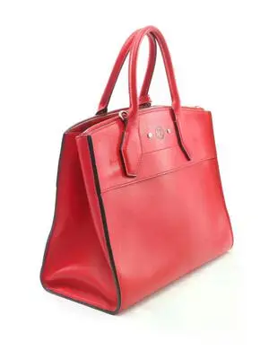 LOUIS VUITTON 2015 Taurillon City Steamer Mm Handbag - Red