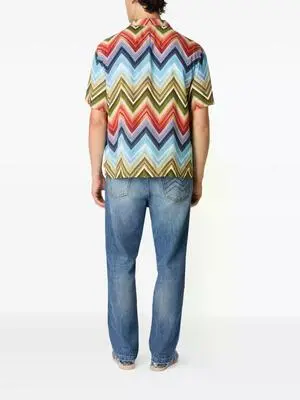 Missoni Zigzag-pattern Shirt - Blue