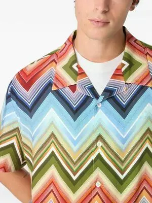 Missoni Zigzag-pattern Shirt - Blue