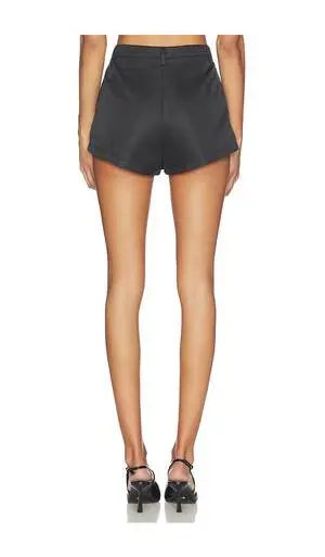Superdown Jacinth Satin Hot Short - Black