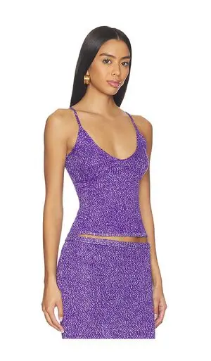 ASTA RESORT Carolina Camisole - Violet Sequin