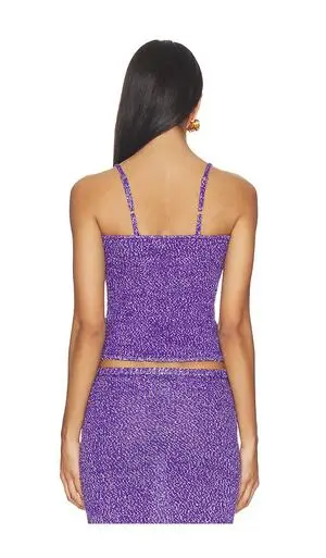 ASTA RESORT Carolina Camisole - Violet Sequin