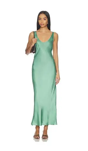 Slim Fit Silk Evening Dress
