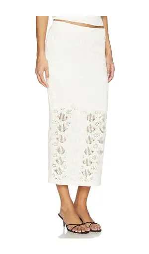 FAVORITE DAUGHTER The Courtside Knit Maxi Skirt