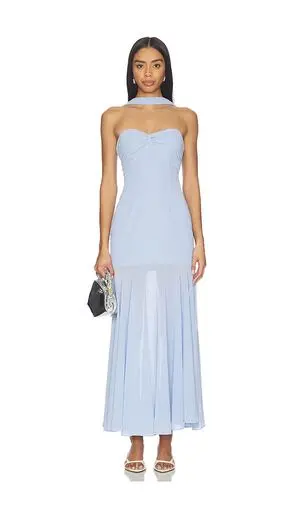 MORE TO COME Nicola Maxi Dress - Sky Blue