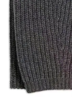 LISA YANG Ribbed Scarf - Grey