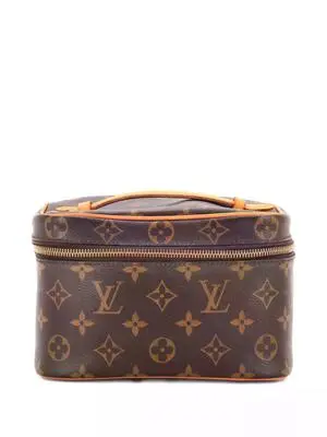 LOUIS VUITTON Nice Vanity Case Monogram Canvas Mini Pouch - Brown