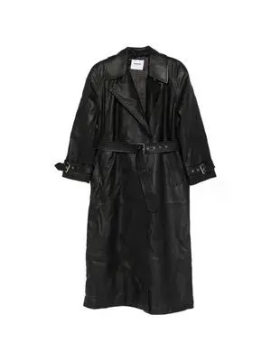 SWORD 6644 Belted Double-breasted Coat