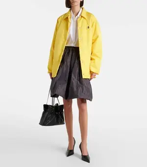 Prada Silk Taffeta Miniskirt