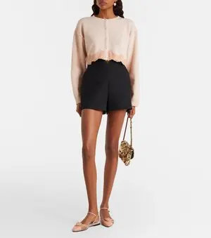 Valentino Garavani Royal Vlogo Leather Flats - Pink