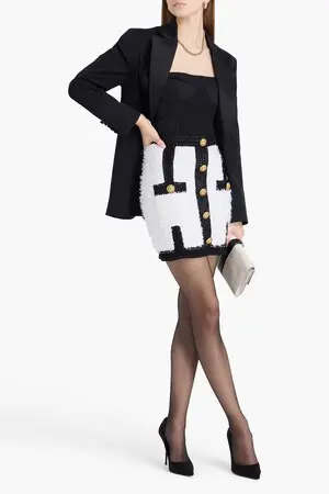 Balmain Knitted Mini Skirt