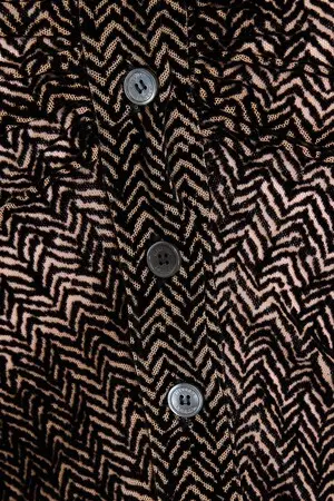 Missoni Ruched Flocked Tulle Shirt