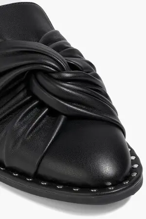 Stella McCartney Falabella Twisted Slippers - Black