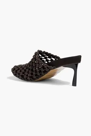 Stella McCartney Terra Knotted Mules - Chocolate