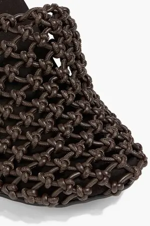 Stella McCartney Terra Knotted Mules - Chocolate