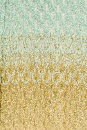 Missoni Metallic Crochet-knit Midi Dress