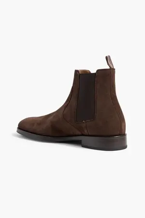Paul Smith Lawson Suede Chelsea Boots - Chocolate