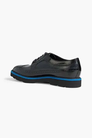 Paul Smith Smooth And Pebbled Leather Oxford Brogues