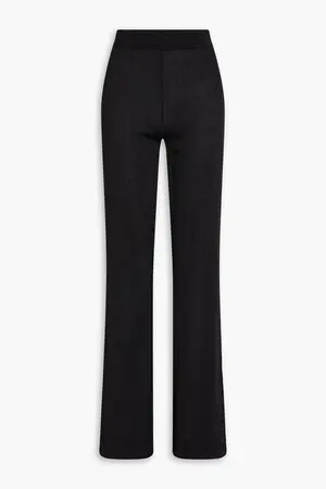 Missoni Metallic Knit Flared Pants - Black