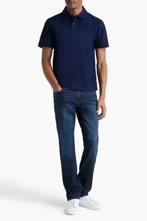 Missoni Printed Cottonjacquard Polo Shirt - Navy