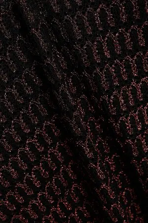 Missoni Metallic Crochet-knit Mini Dress - Black