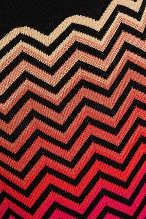 Missoni Crochet-knit Cotton-blend Mini Skirt - Fuchsia