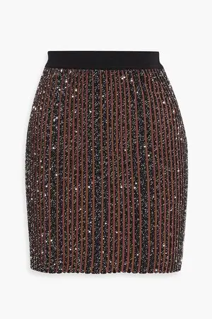Knitted Sequin Skirts