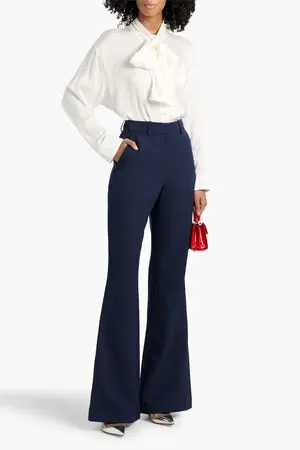 Balmain Wool Flared Trousers
