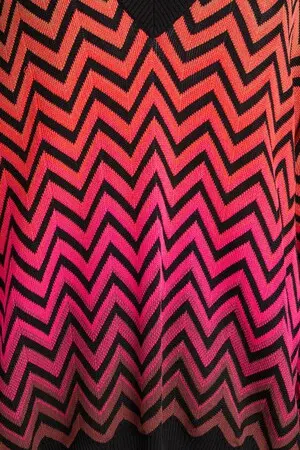 Missoni Crochet-knit Cotton-blend Sweater - Fuchsia