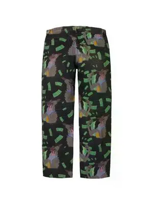 Supreme Printed Loose Fit Jeans