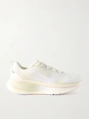 Nike Leather And Rubber-trimmed Mesh Sneakers - Neutrals
