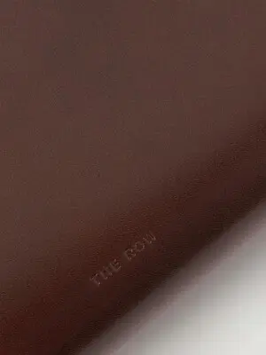 THE ROW Curved Leather Clutch