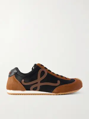 Loewe Ballet Runner 2.0 Calf Hair And Leather Sneakers - Multi