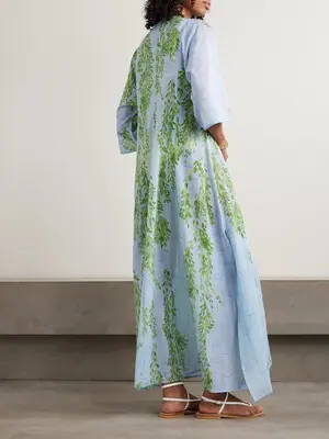 Thierry Colson Rachel Printed Cotton-voile Kaftan