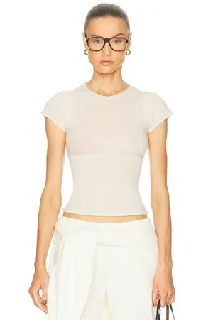 SKIMS Sheer Cashmere T-shirt