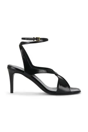 Khaite Liria Ankle Strap 75 Sandal - Black