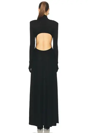 Beaufille Eames Heavyweight Metallic Jersey Dress